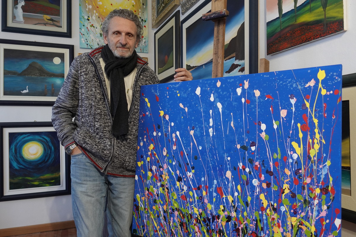 Il pittore braidese Franco Gotta in mostra alla Distilleria Vieux ...