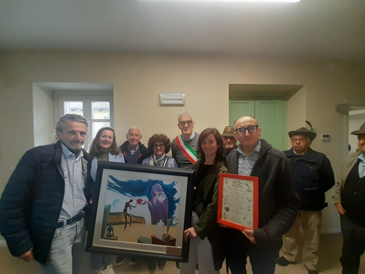 Pocapaglia, opere in dono al Comune dagli artisti Francesca Semeraro ...