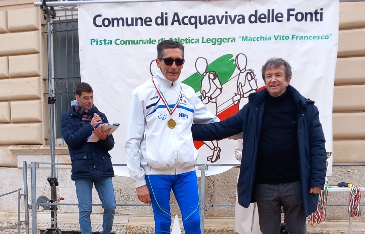 Marcia: il saviglianese Paolo Fissore oro master SM70 ai campionati ...