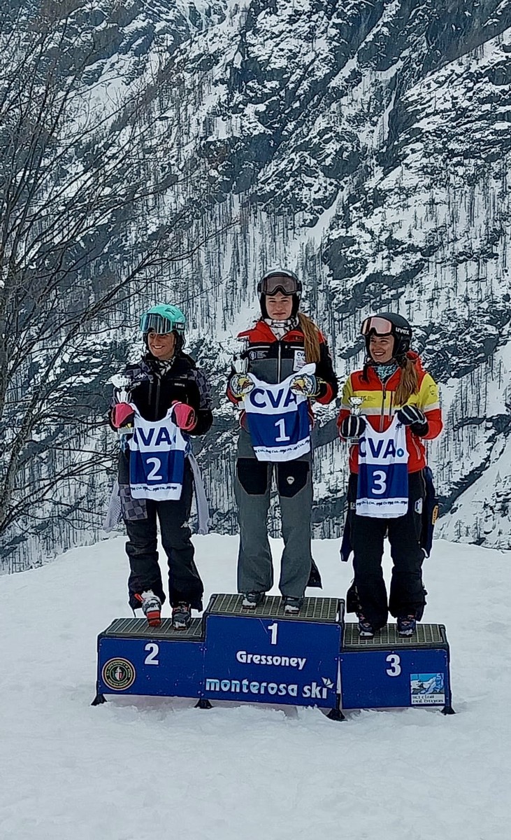 Nello slalom Fis-Njr di Gressoney Marta Mattio e Francesco Sadowski ...