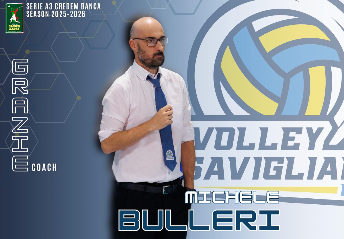 Volley Savigliano: ufficiale l'addio a coach Bulleri - Targatocn.it