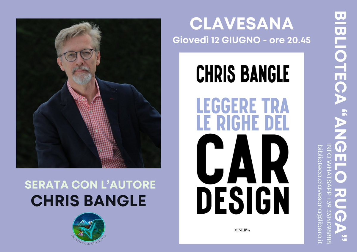 A Clavesana si presenta il libro di Chris Bangle "Leggere tra le righe del car design ...