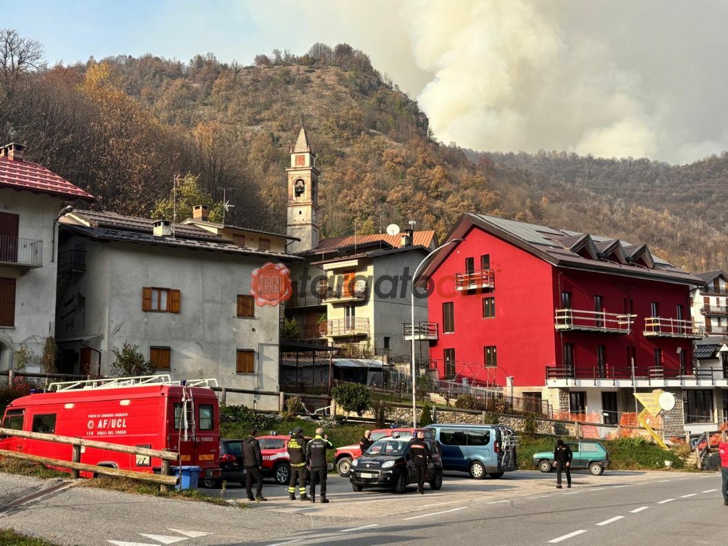 Proseguono senza sosta le operazioni per domare l'incendio a Frabosa ...