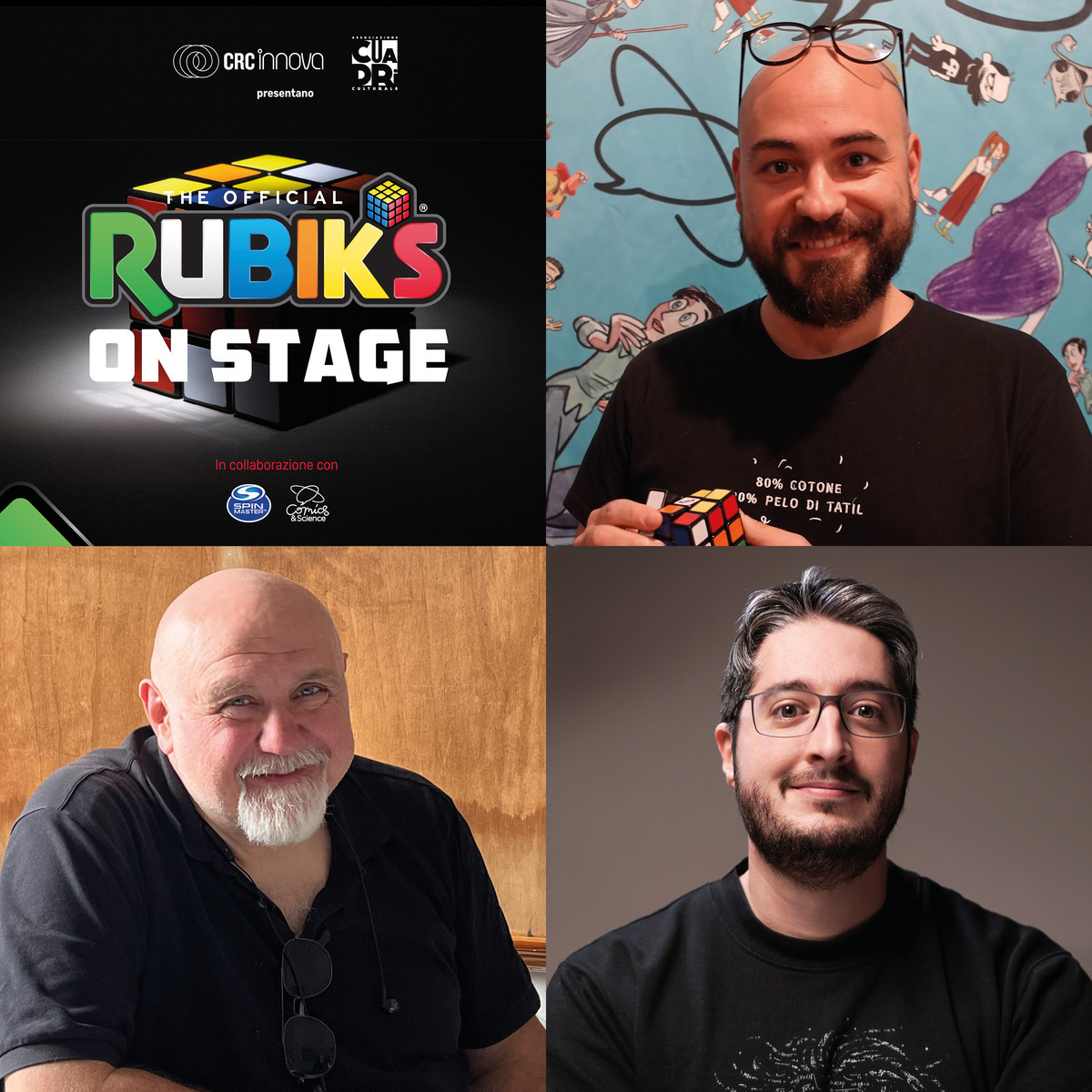 A Cuneo il live show “Rubik’s on stage” sulla storia del Cubo di Rubik ...