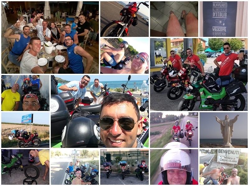 Roberto, Daniele e Iser ce l'hanno fatta: 2.000 chilometri da Biella a ...