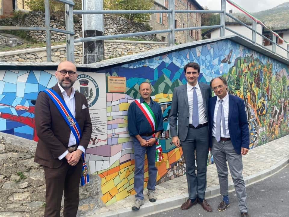 A Caprauna c'è il murales-mosaico più esteso d'Europa [FOTO] - Targatocn.it