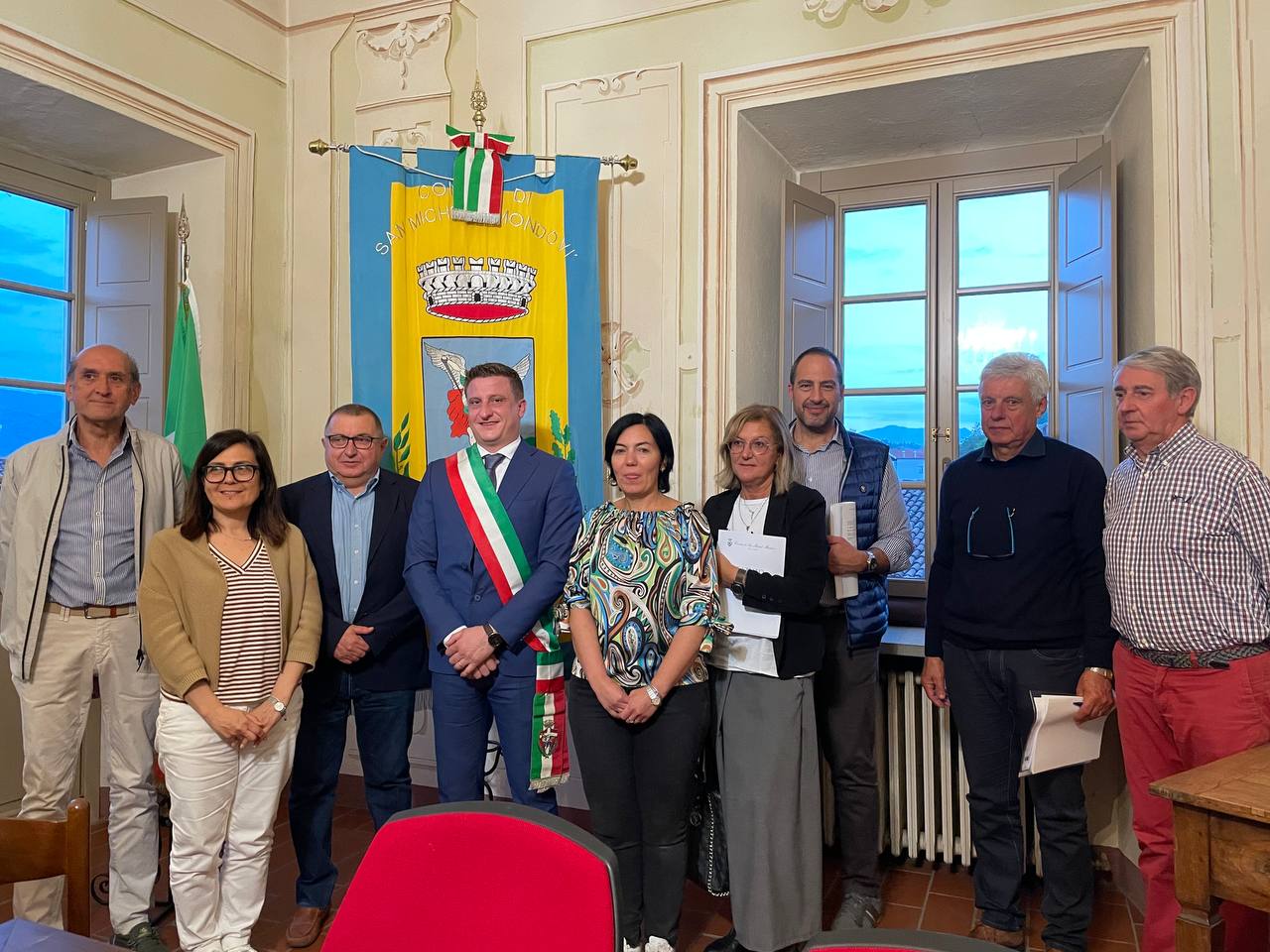 Consiglio di insediamento per Daniele Aimone, sindaco di San Michele ...