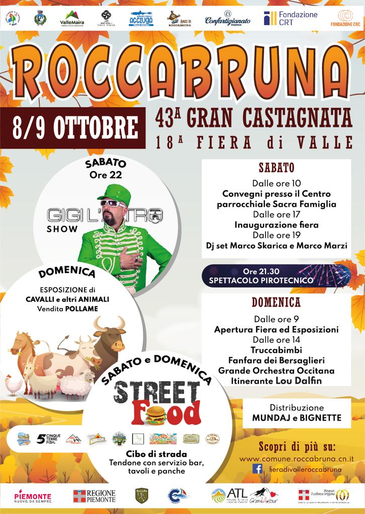 Roccabruna accoglie le nuove edizioni della Gran Castagnata e della ...