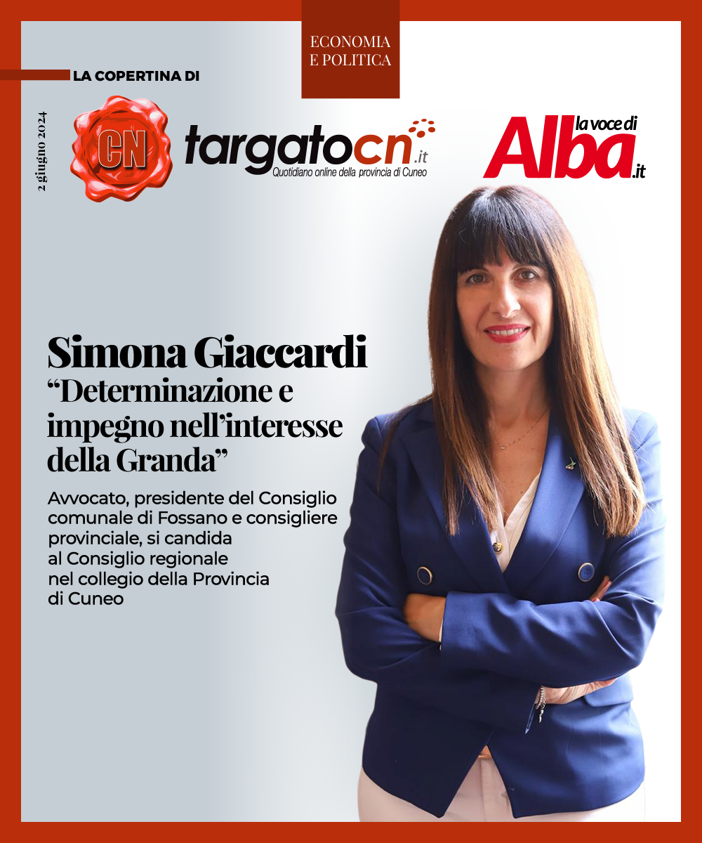 Simona Giaccardi: “Determinazione e impegno nell’interesse della Granda ...