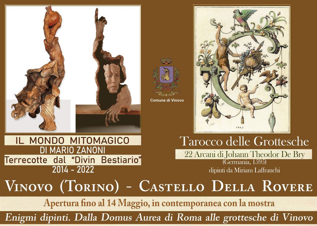 In mostra al Castello di Vinovo il Divin Bestiario di Mario Zanoni e i ...