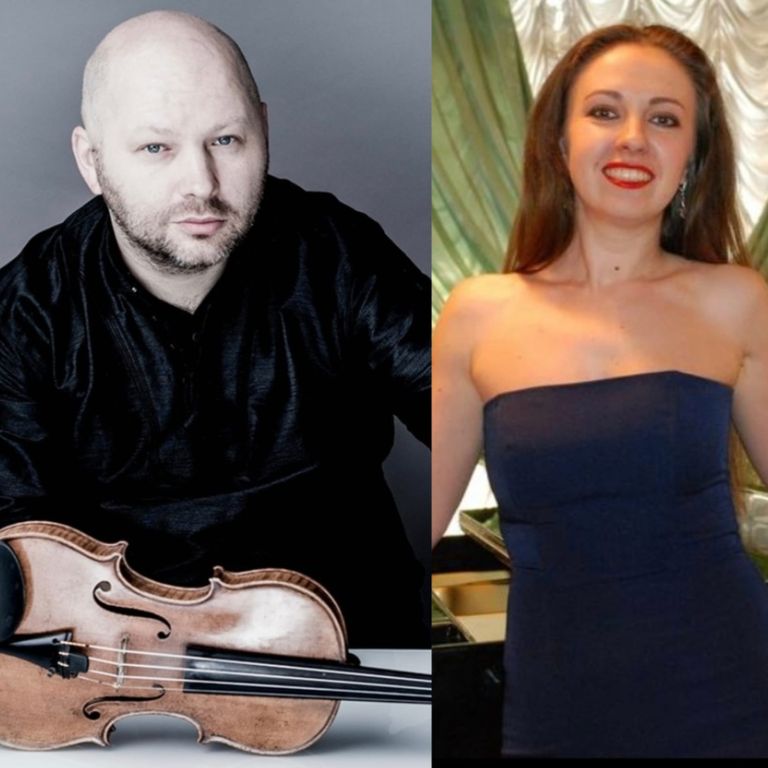La magia del violino di Boris Brovtsyn accompagnato al pianoforte da ...